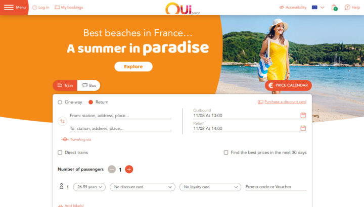TGVを予約しよう Oui SNCFなら座席指定も簡単で 最安値運賃で購入出来ます | タビパリラックス