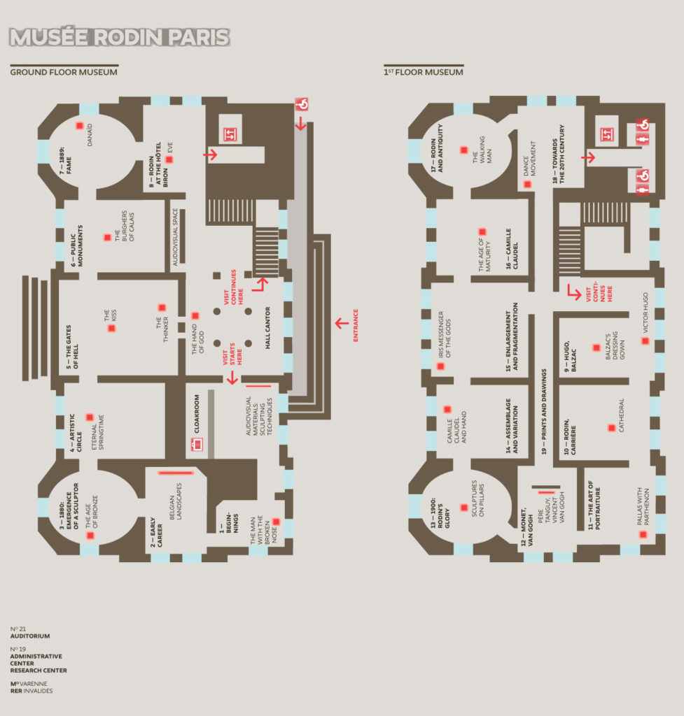 Musée Rodin Paris Plan your visit, Admission fees, travel times and ...